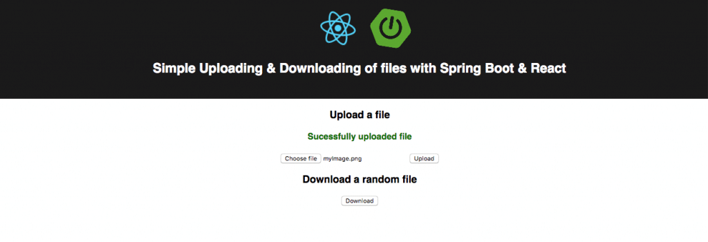 Up and Download Files with React and Spring Boot - rieckpil